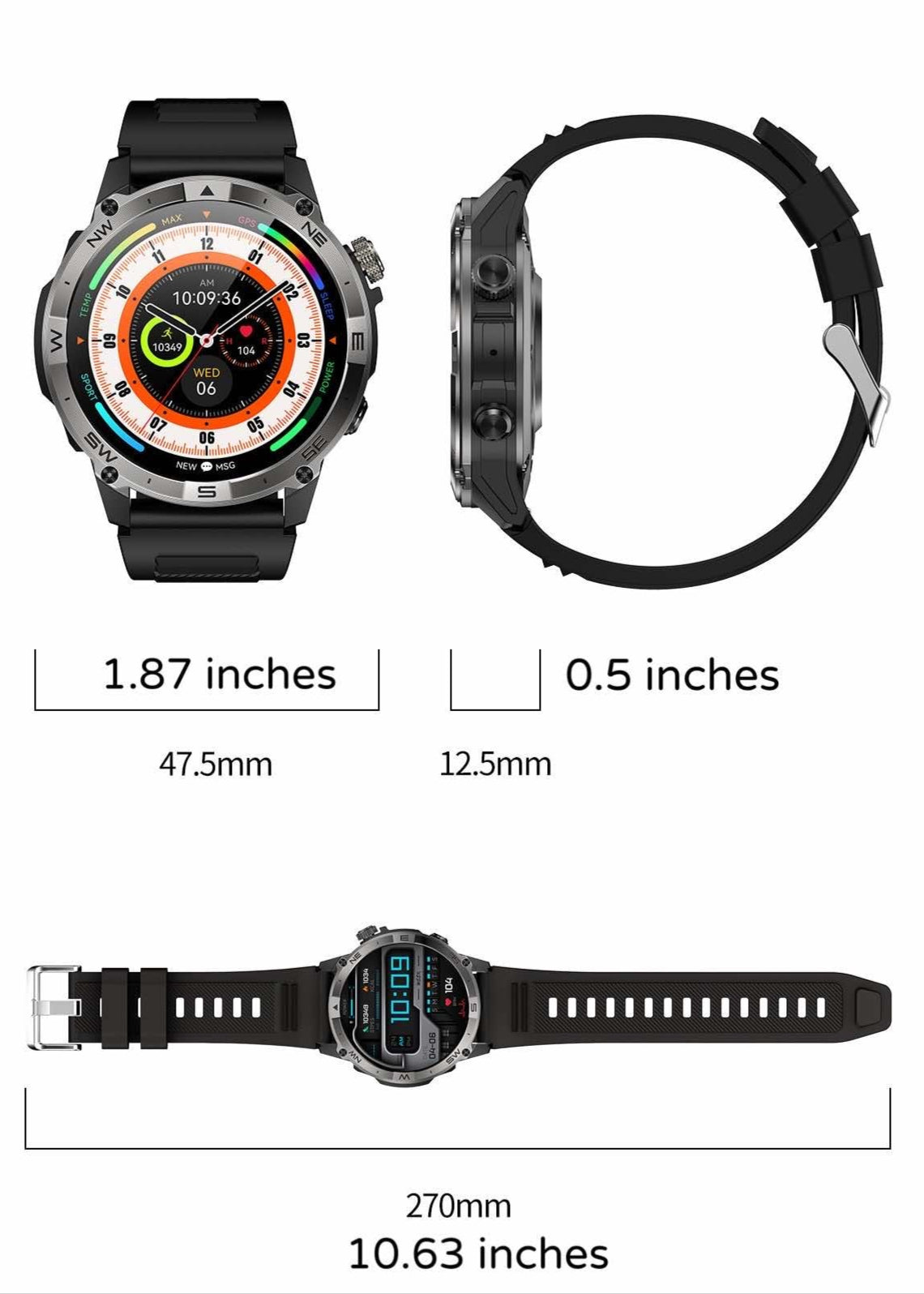 ZE™ Force Smartwatch – Power Your Day, Track Your Way - ZE Technology